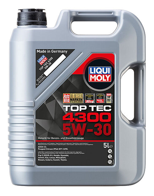 Aceite 5w-30 TOP TEC 4300 – Liqui Moly México