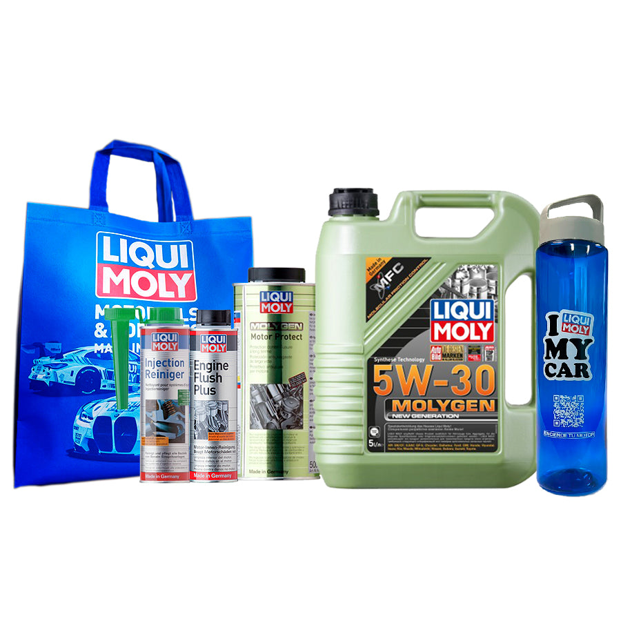 Paquete afinación mayor 5w-30 Molygen | Tienda oficial – Liqui Moly México